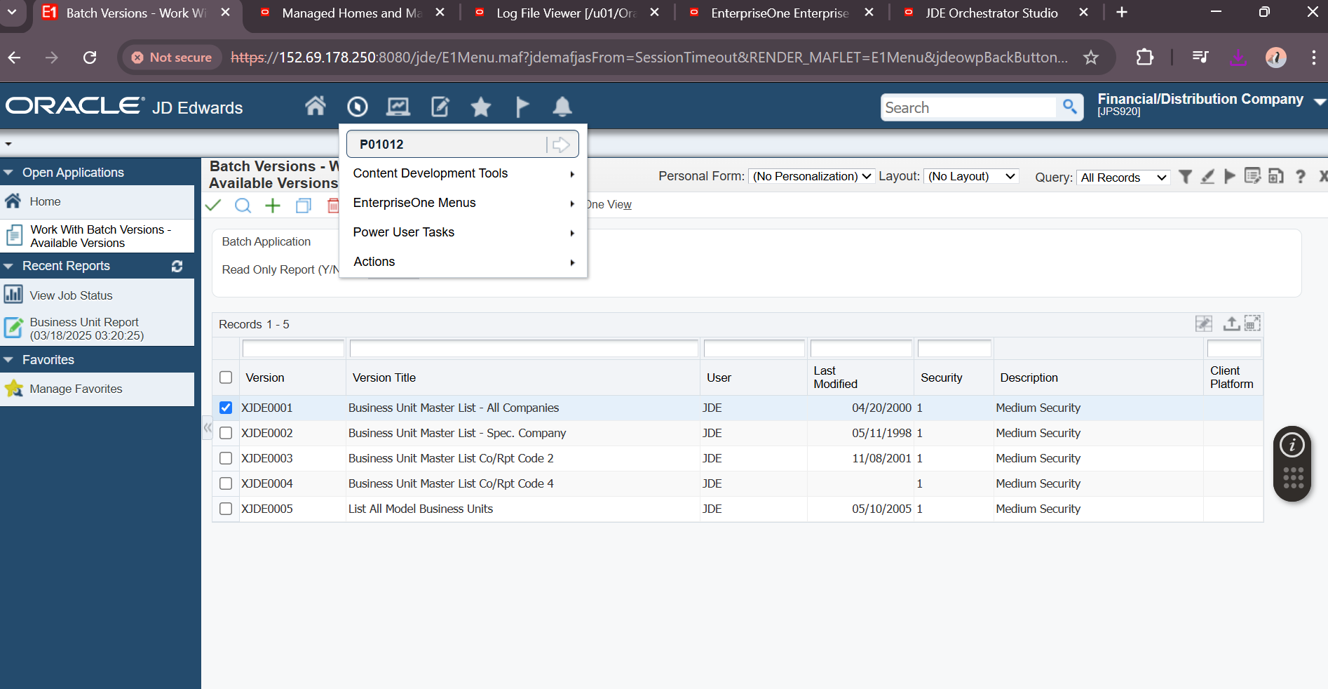 JD Edwards EnterpriseOne Trial Edition Install and Setup in Oracle Cloud - jdedev.org - JD ...